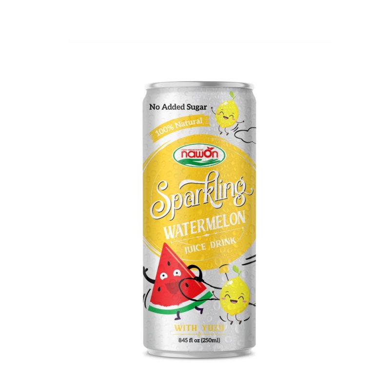 Nawon Sparkling Watermelon Drink With Yuzu No Added Sugar