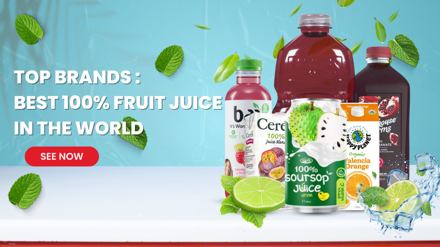 [TOP] 15 Best 100 Juice Brands For Pure And Natural Flavor