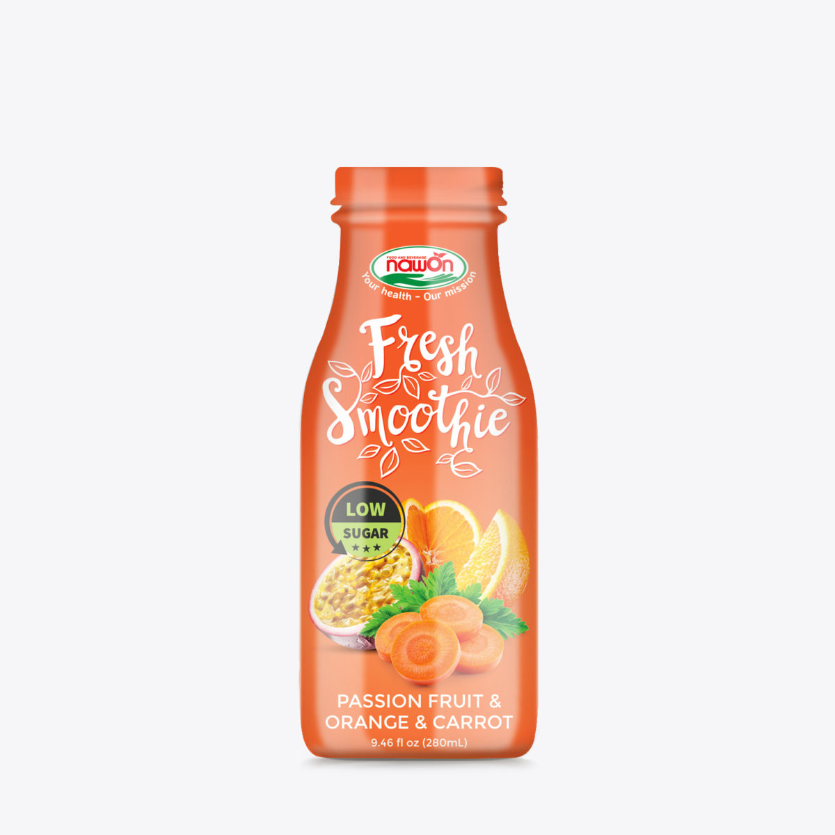 Nawon Fresh Smoothie Pure Mangosteen With Low Sugar | Bottle, 280ml ...