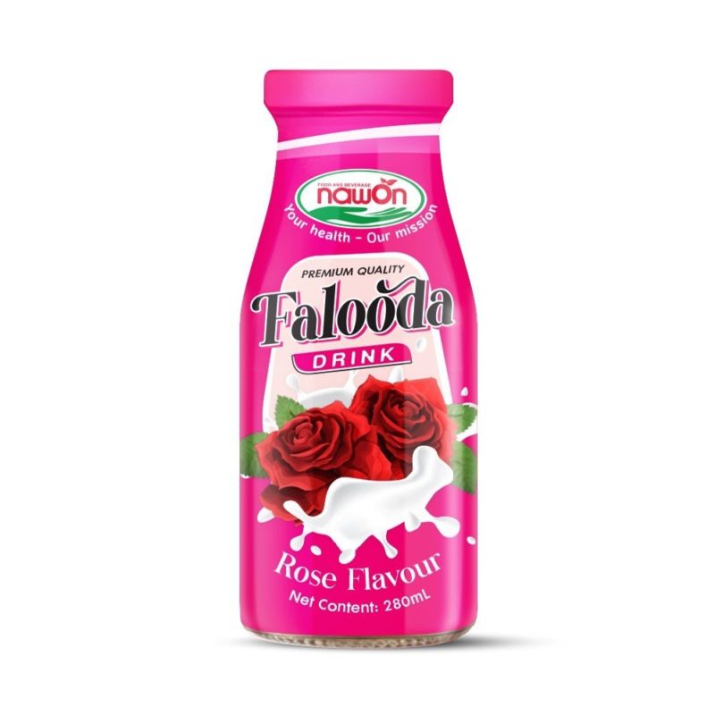 Nawon Falooda Drink With Almond | Glass Bottle, 280Ml (9.5 Fl oz)