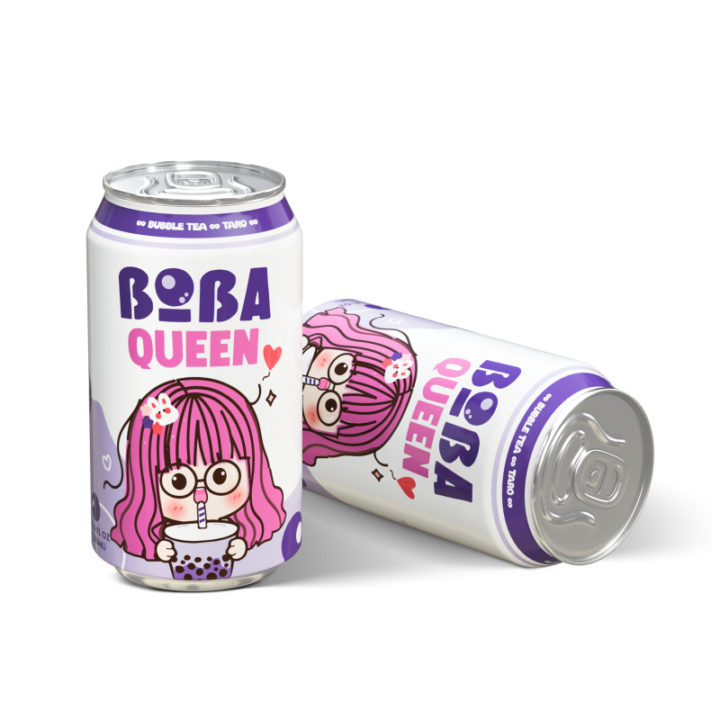 Boba Queen Boba Milk Tea With Taro Flavor