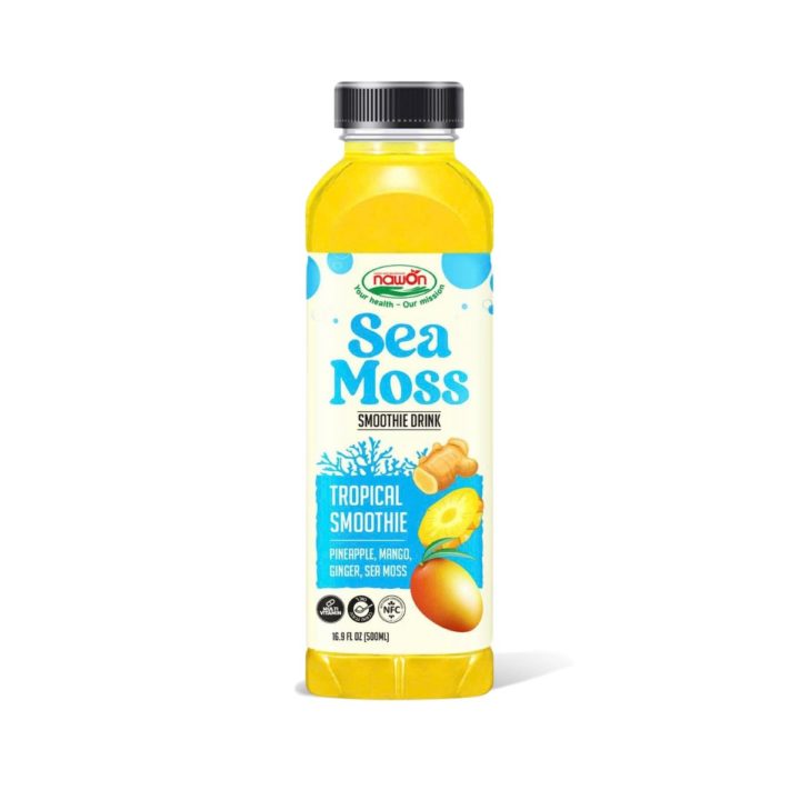 Nawon Tropical Sea Moss Mixed Fruit Smoothie Pineapple Mango Ginger