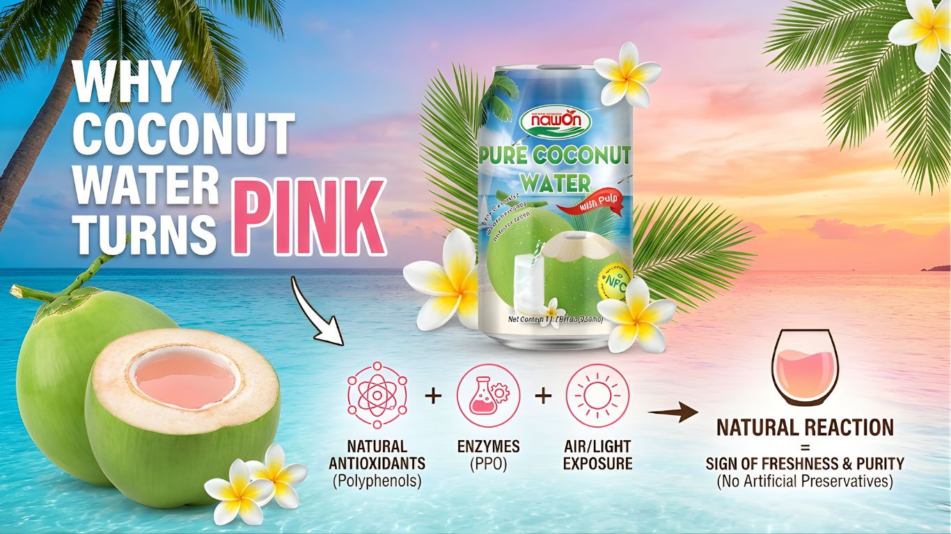 Why Is Coconut Water Pink? Is It Safe Or Spoiled?
